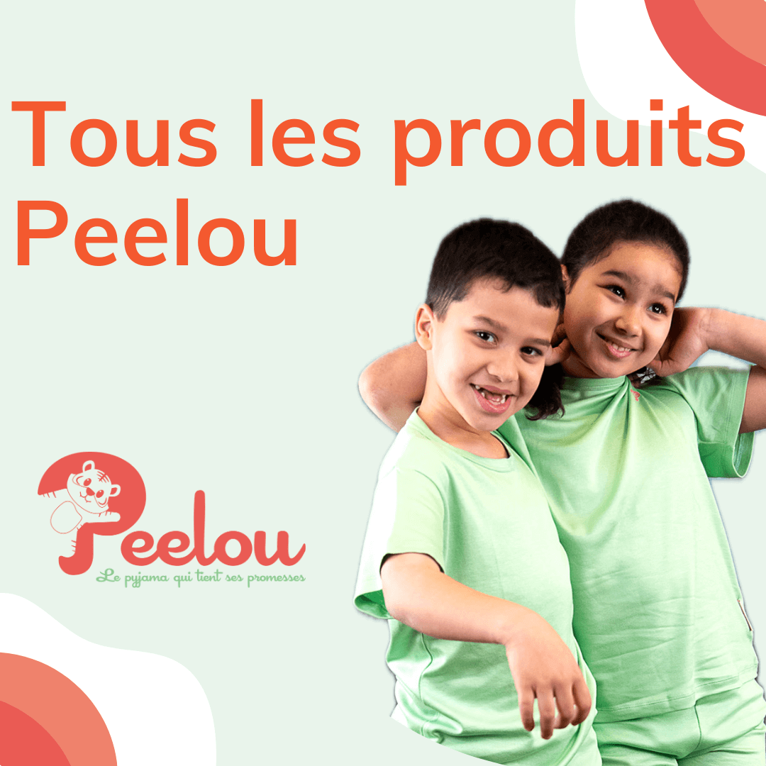 Pyjama anti-pipi imperméable étanche et réutilisable Peelou